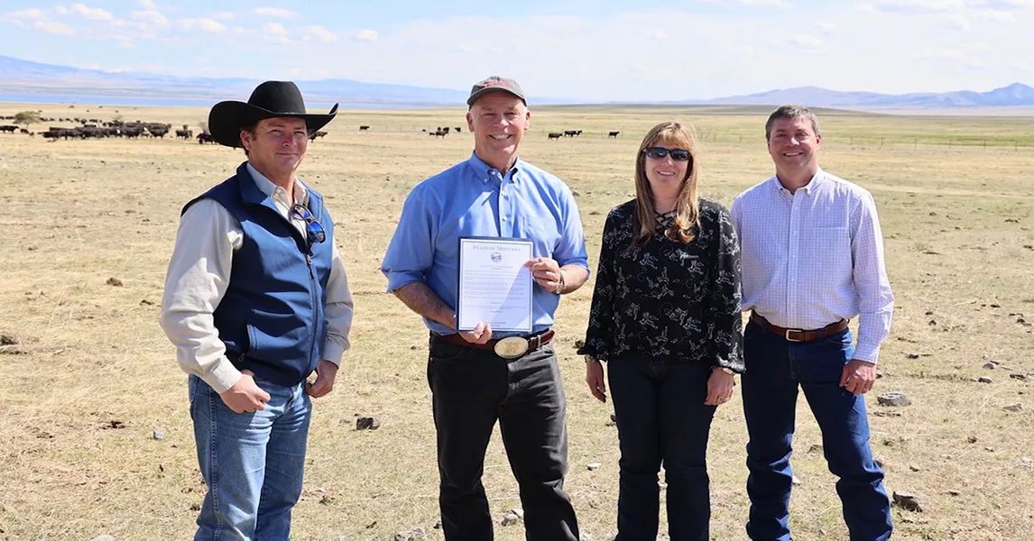 Governor Gianforte Proclaims May as Beef Month in Montana at Hahn Ranch ...