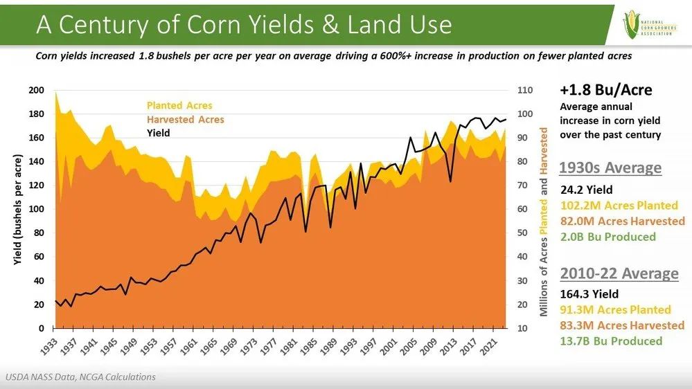 Rising U.S. Corn Yields Boost Production Without Additional Farm Acres