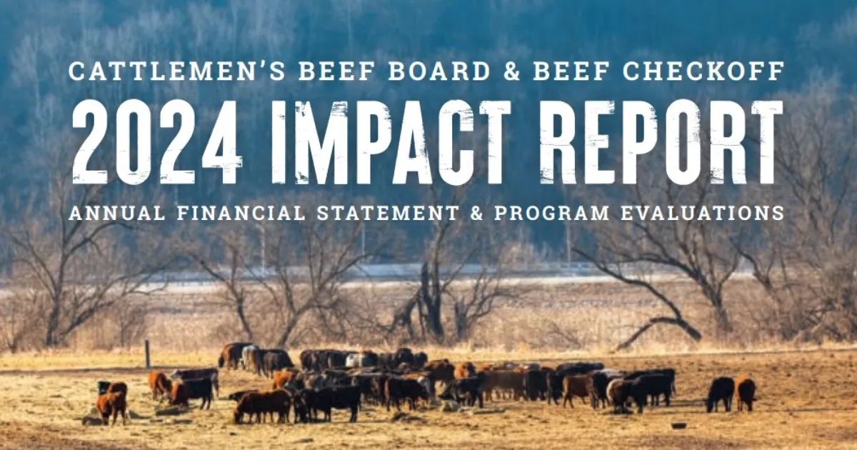 Beef Checkoff 2024 Impact Report