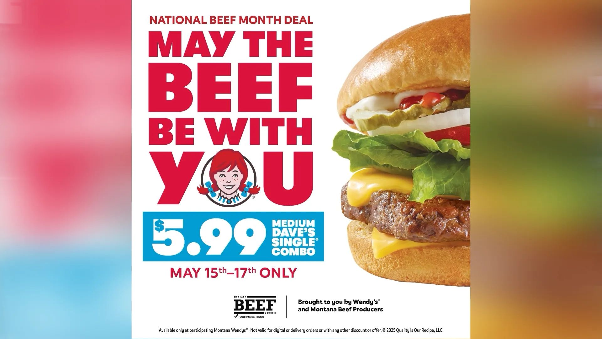 Montana Beef Council Teams Up with Wendy's to Celebrate May as National ...