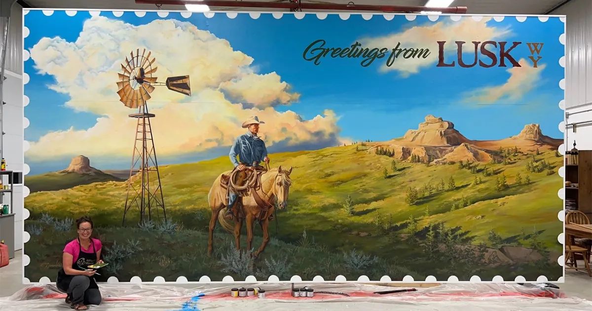 Wyoming Artist’s Way Out West Welcomes Travelers to Lusk