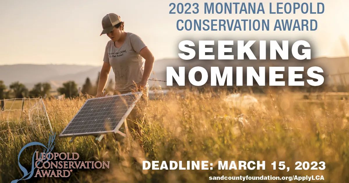 Nominations Open for Leopold Conservation Award®