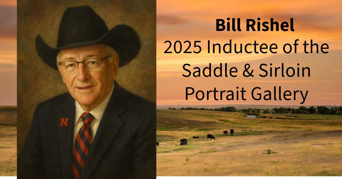 Rishel to Join the Prestigious Saddle & Sirloin Portrait Gallery