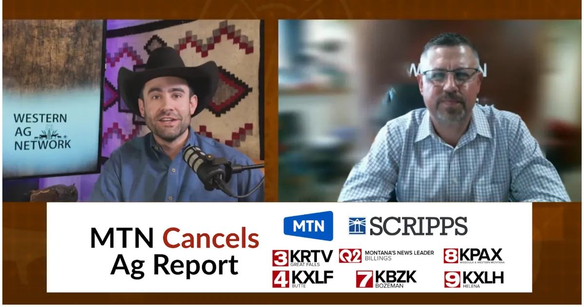 MTN Cancels Western Ag Network AM and Noon TV Reports