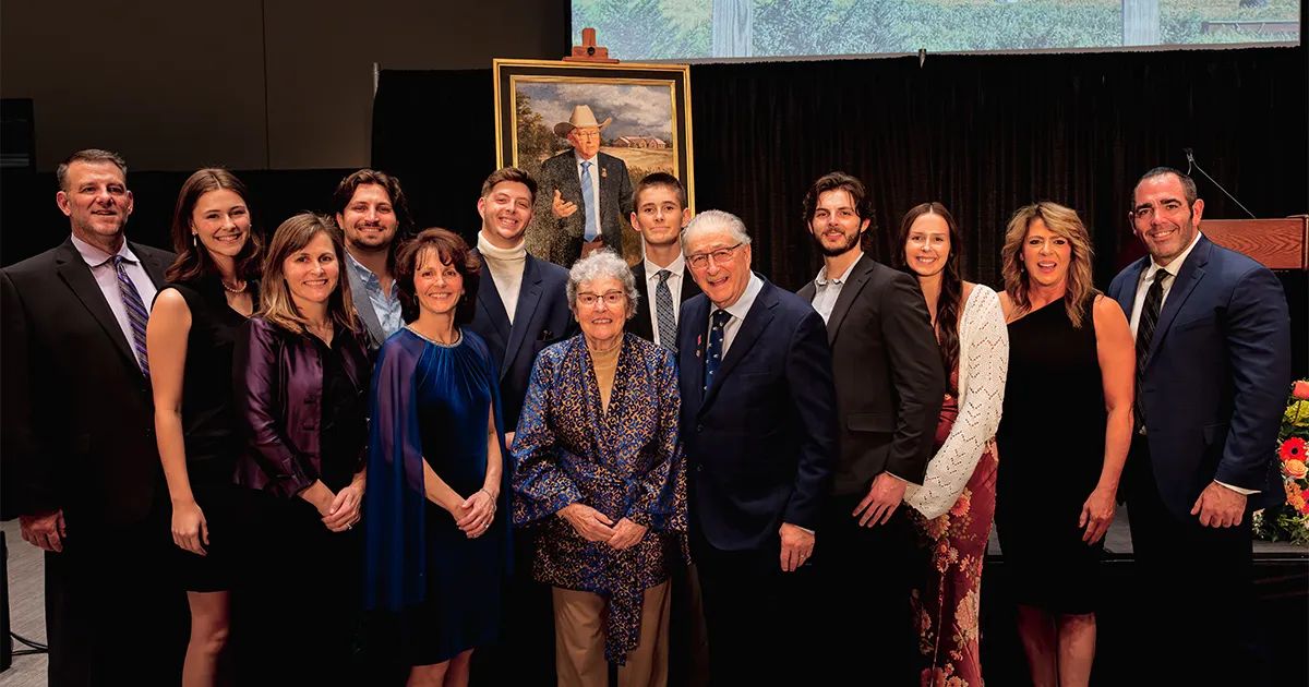 Bill Rishel inducted into Saddle and Sirloin Portrait Gallery