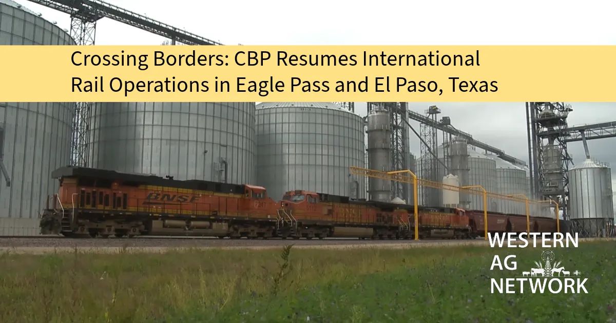 Crossing Borders: CBP Resumes International Rail Operations in Eagle ...